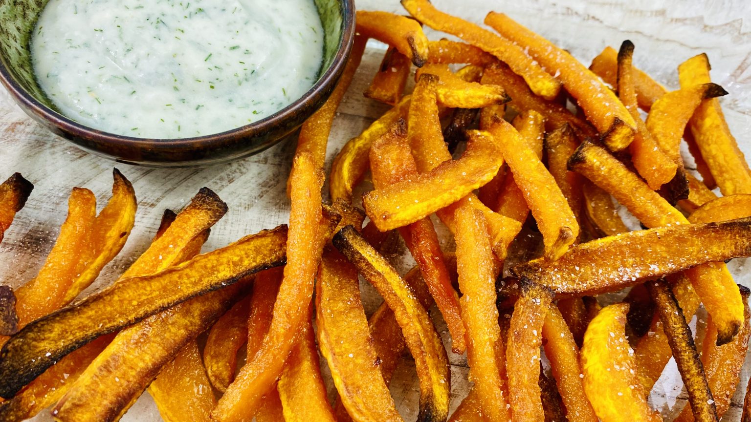 Butternut Pommes mit Kräuterdip | Hashimoto und Co. | Paleo AIP